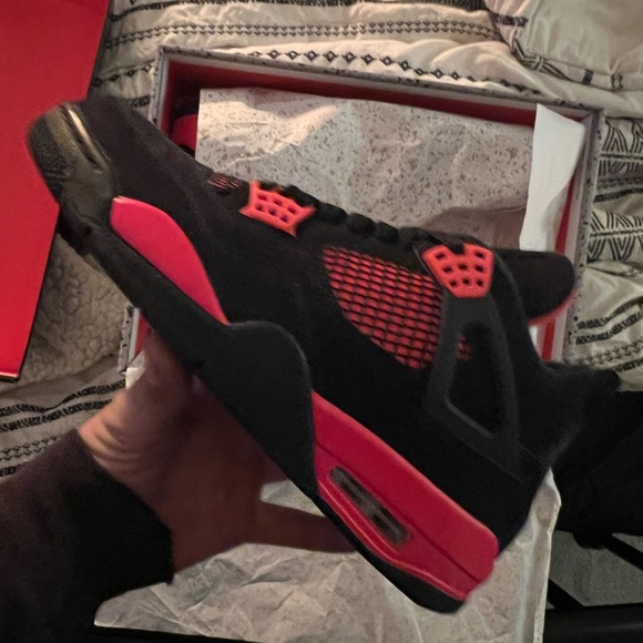 Jordan | Shoes | Jordan 4s Red Thunder Deadstock | Poshmark